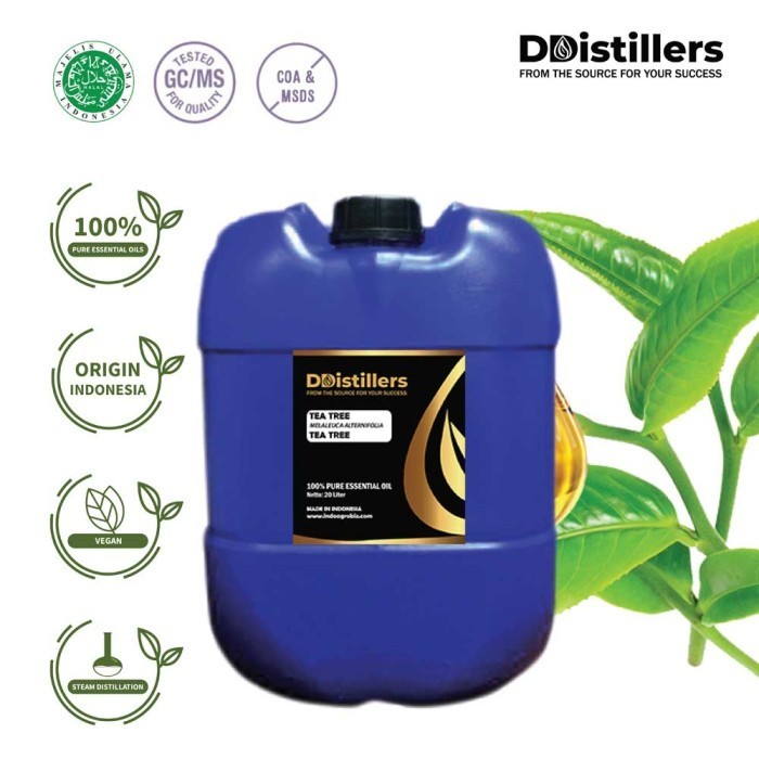 Jual Minyak Tea Tree / Tea Tree Essential Oil Pure 100%, 20L HDPE ...