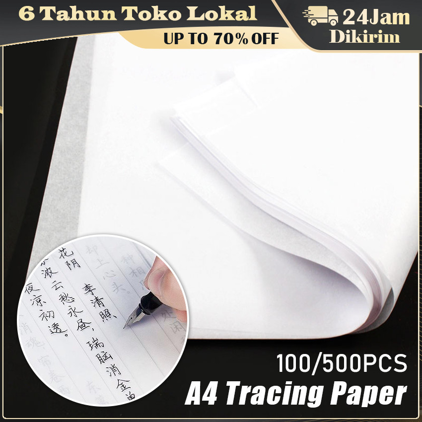 Jual Kertas Kalkir A4 / Tracing Paper A4 / Kertas Kalkir Tracing Paper ...