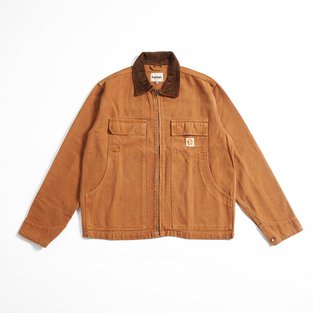 Jual Superego Work Jacket Canvas Vintage Mustard WJ02A | Shopee Indonesia