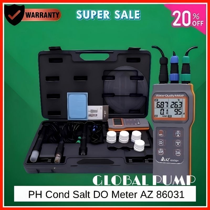 Jual AZ 86031 Water Meter 5 in 1 AZ Instrument 86031 Dissolved Oxygen ...