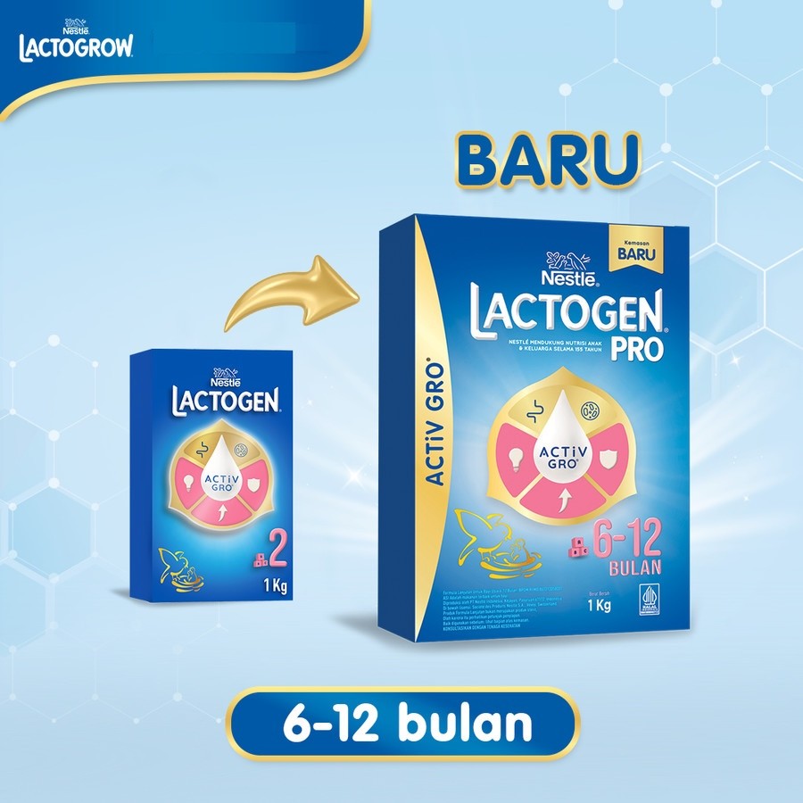 Jual Nestlé LACTOGEN PRO 6-12bln 1 Kg | Shopee Indonesia