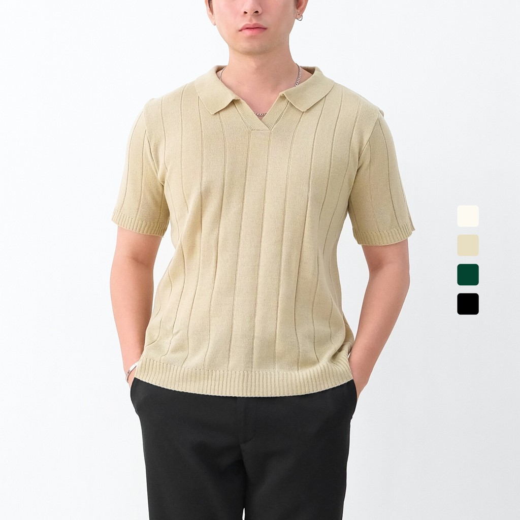 Jual SAGI Men - Lucca Knit Polo Shirt | Kemeja Kaos Polo Rajut Pria ...