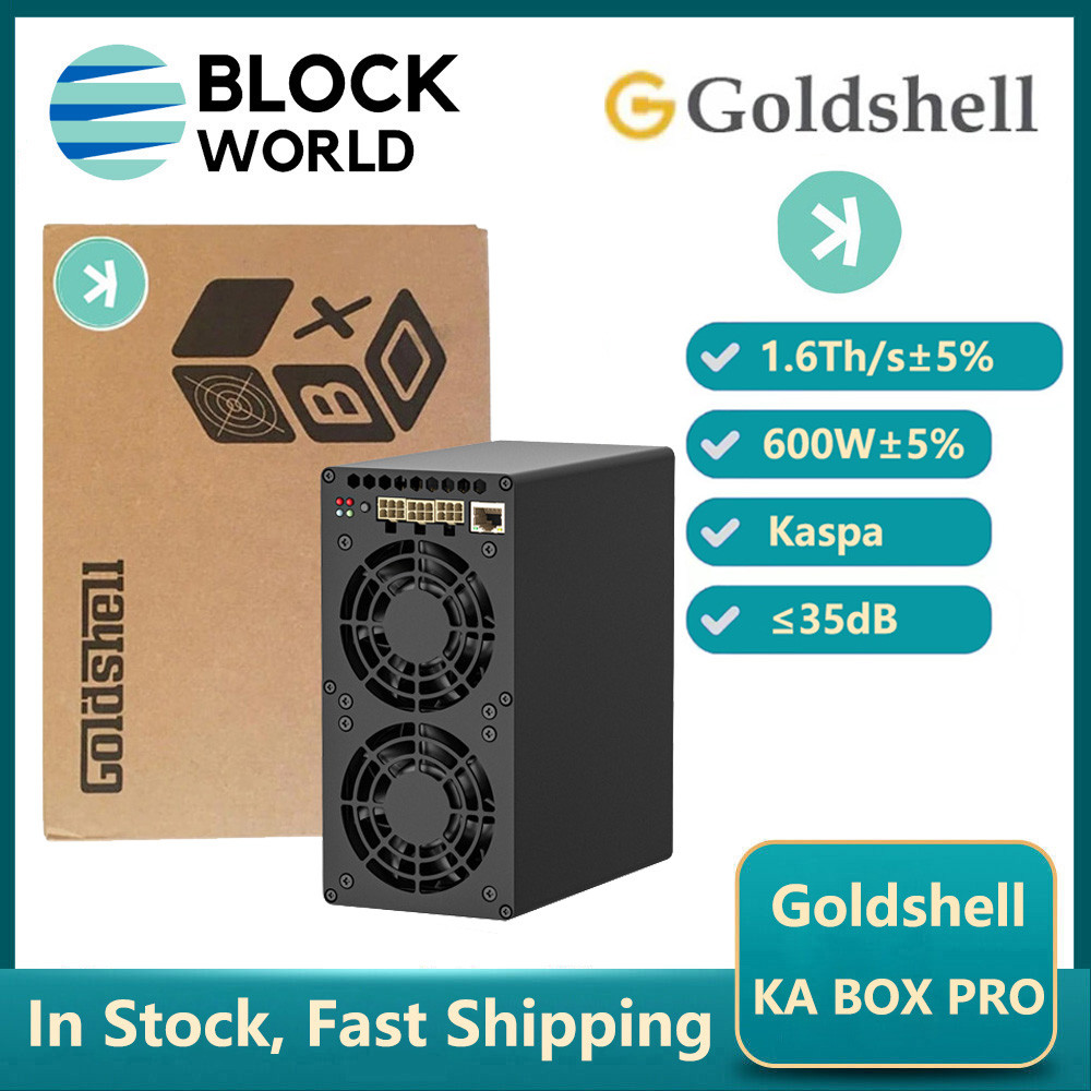 Jual New Goldshell KA BOX Pro 1.6Th/s 600W Kaspa Miner Crypto KAS ...
