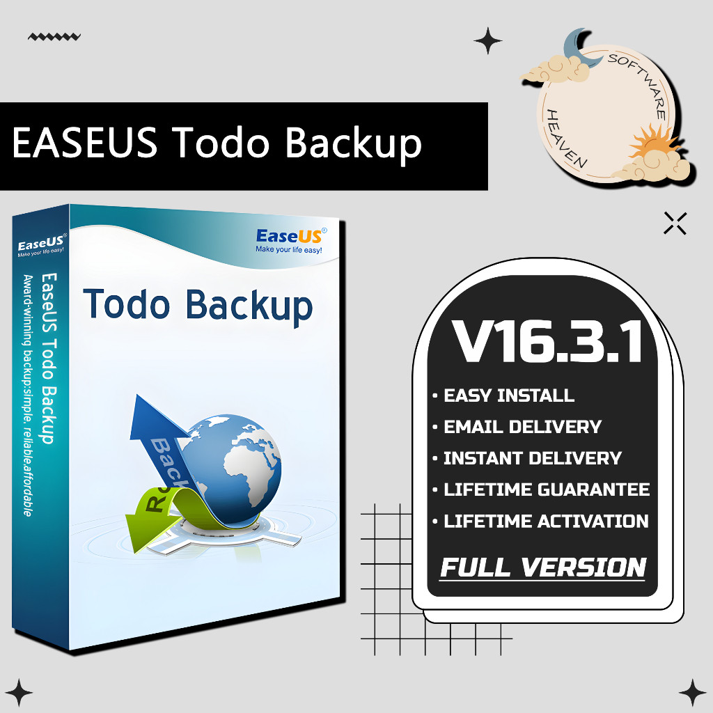 Jual EaseUS Todo Backup Home 2024 v16.3.1. Build 20240530 Full Version (Versi Terbaru) | Shopee ...