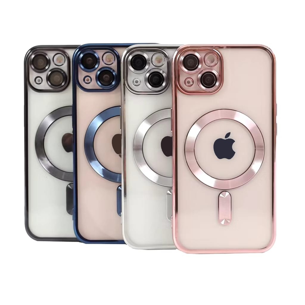 Jual Case For Iphone 11 12 13 14 PRO MAX Metallic Magsafe - Fullcover ...
