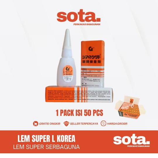 Jual Lem Super L Korea Serbaguna / lem china | Shopee Indonesia