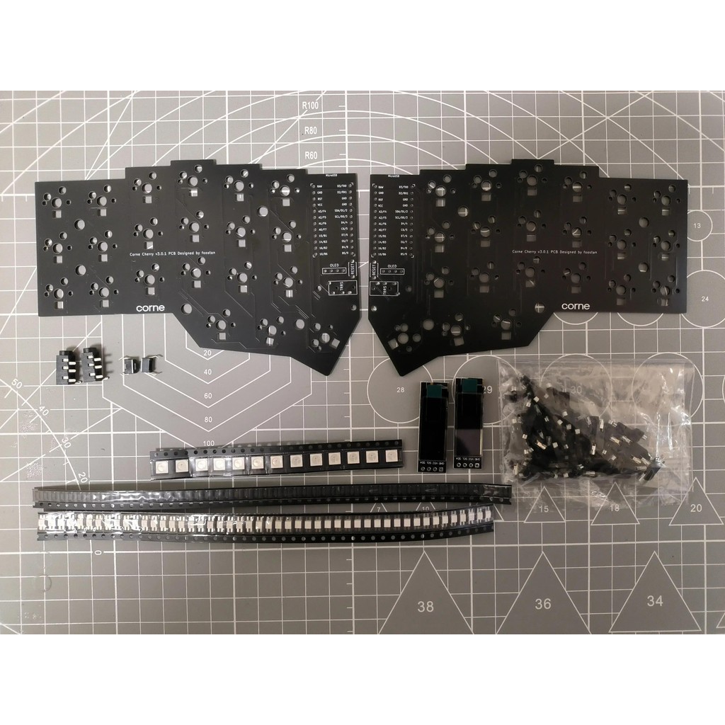 Jual Crkbd Split Keyboard Kit Customized Sofle RGB PCB Kit DIY Design ...