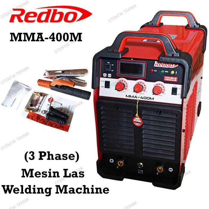 Jual REDBO MMA-400M MESIN LAS LISTRIK 3 PHASE 380V - ALAT TRAVO LAS INVERTER - WELDING MACHINE ...