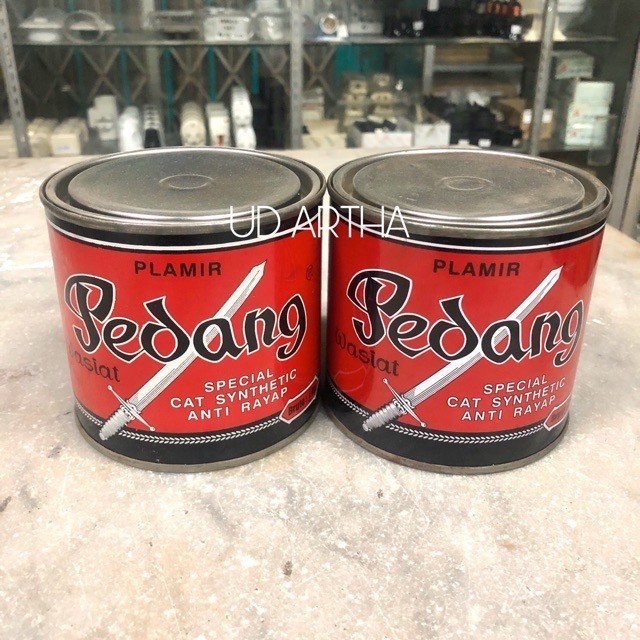 Jual Plamir Kayu Pedang Special Cat Synthetic Anti Rayap 1/2 kg ...