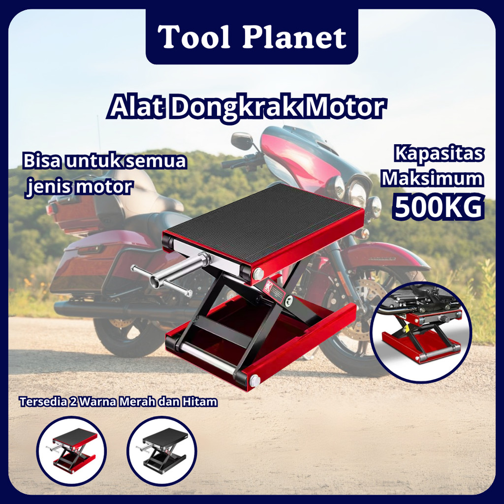Jual Tool Planet (Garansi 1 Tahun) Jack Hoist Stand Motor Trail 500 KG ...