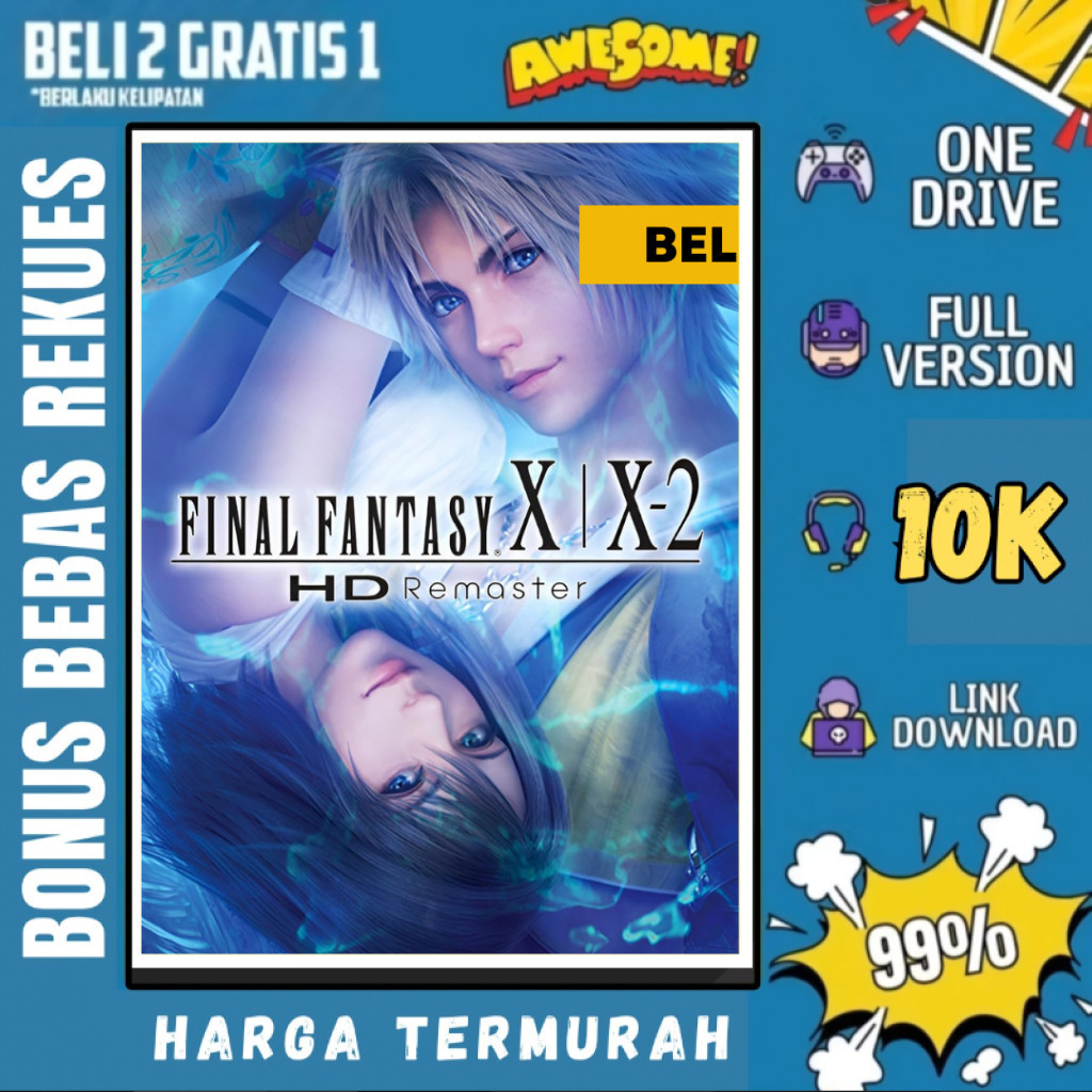 Jual FINAL FANTASY X X-2 HD REMASTER - GAME PC - GAME LAPTOP - PC GAMES - BELI 2 GRATIS 1 ...