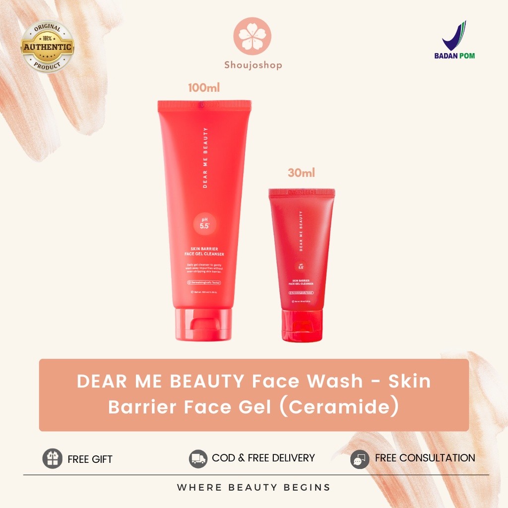 Jual DEAR ME BEAUTY Face Wash Cleanser - Skin Barrier Face Gel ...