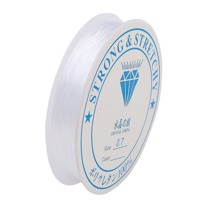 Jual 1 roll crystal elastic tec string senar kenur elastis transparan ...