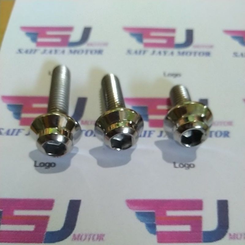 Jual Baut L Monel Payung Ring 12,5 mm Stainles StanlesBaut 10 / M6 X 15 ...