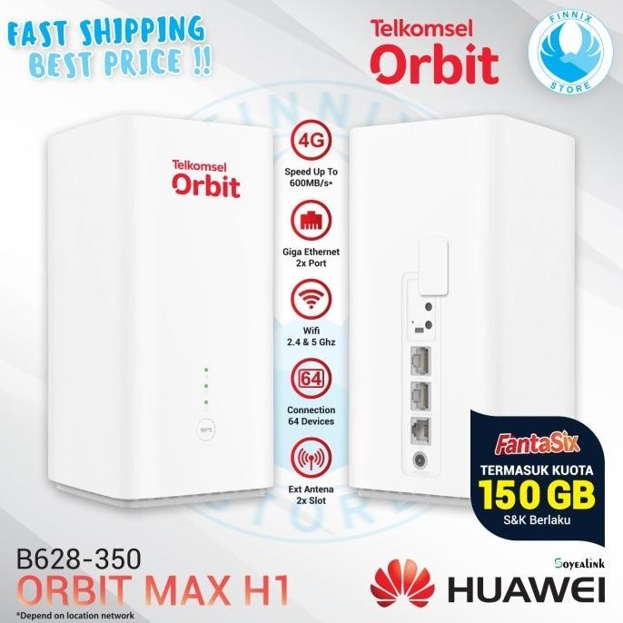 Jual PROMO SPESIAL Telkomsel Orbit MAX H1 B628 Home Router Modem | Shopee Indonesia