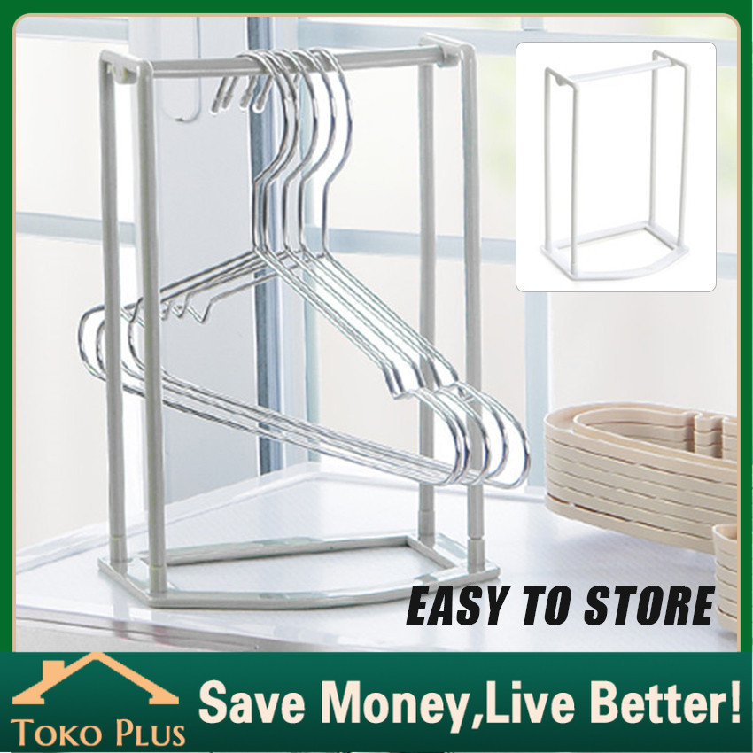 Jual Clothes Hanger Storage Rack Organizer Portable Waterproof / Rak ...