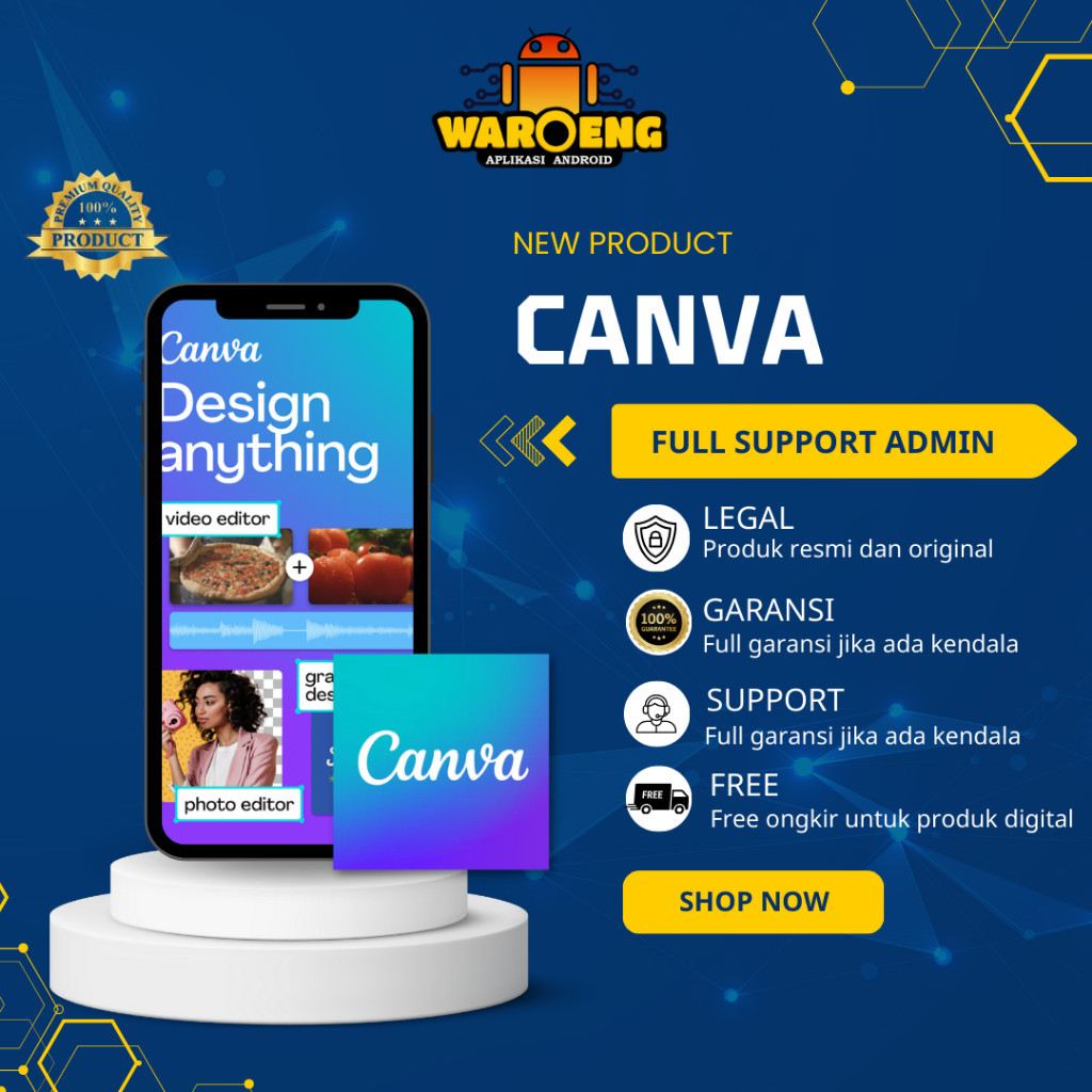 Jual CANVA PRO untuk Desain Konten sosmed, Promosi, Presentasi PPT, Video Dll Bergaransi ...