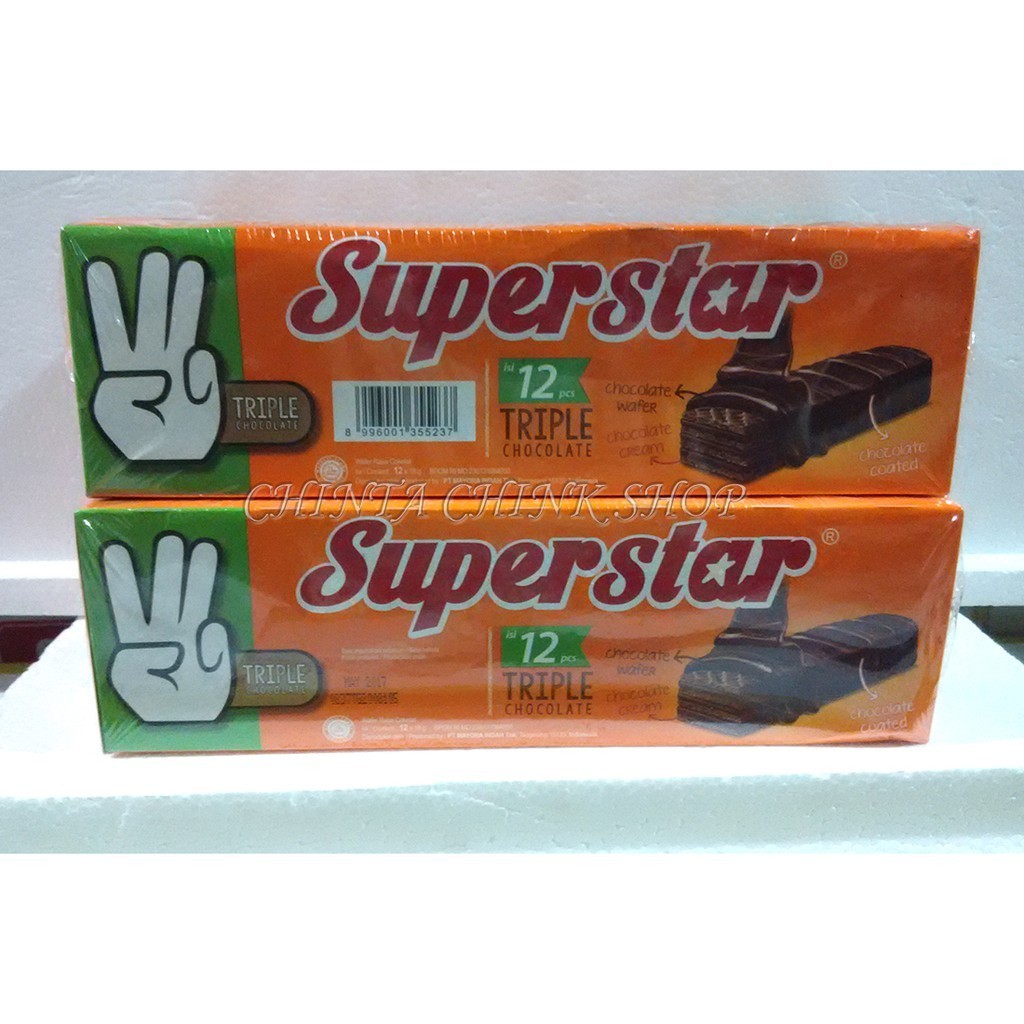 Jual Roma Superstar Triple Chocolate Isi 20pcs | Shopee Indonesia