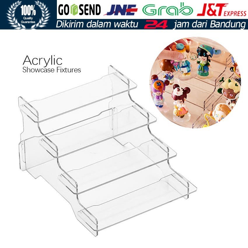 Jual Acrylic Stand Display Set / Base Rak Akrilik Action Figure / Rak ...