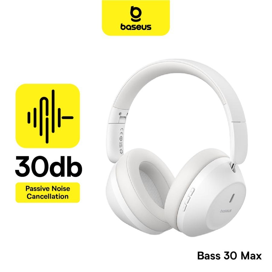 Jual BASEUS BASS 30 MAX Headphone Wireless Bluetooth 5.3 | Shopee Indonesia