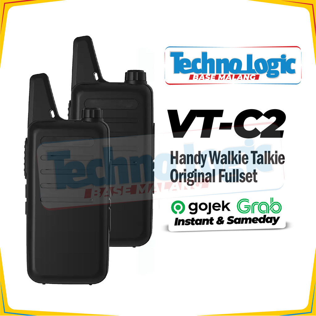 Jual (Isi 2 pcs) Handy Talkie VT-C2 MINI WALKIE TALKIE jarak jauh SUARA ...