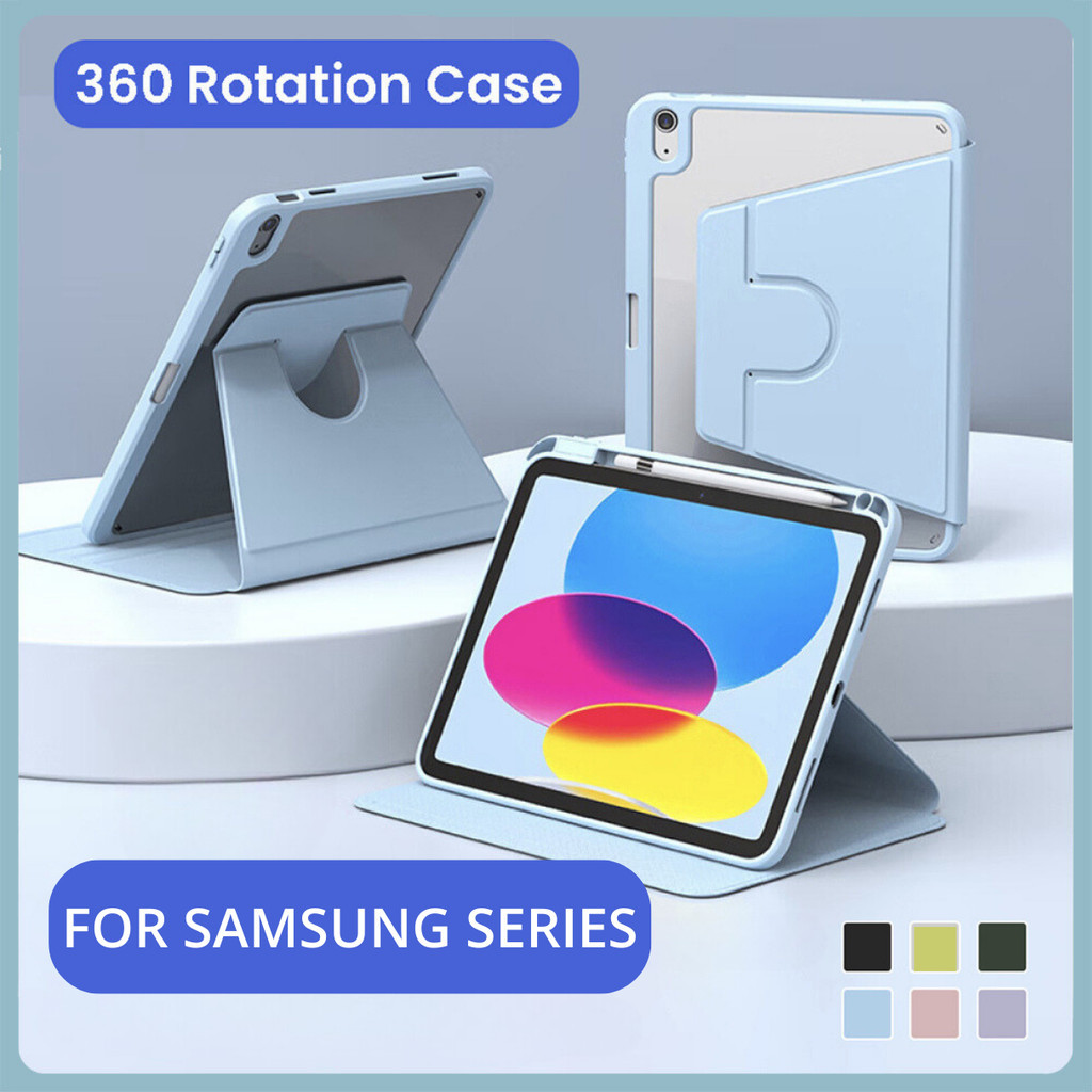 Jual 360 Degree Rotate Acrylic Case Samsung Galaxy Tab S9/ S9 FE/ S9 ...
