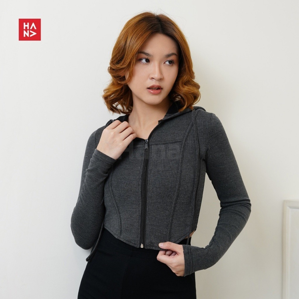 Jual Hana Fashion - Maureen Knit Jacket Wanita - JP024 | Shopee Indonesia