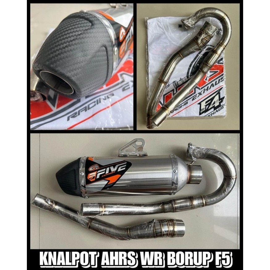Jual KNALPOT AHRS KLX CRF WR155 BORE UP DAN STANDAR TIPE F5 | Shopee Indonesia