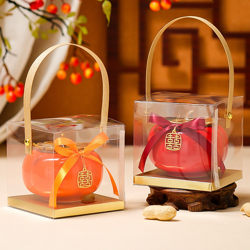 Jual Wedding Teapai Sangjit Candy Box Jar Tempat Kotak Permen Persimmon ...