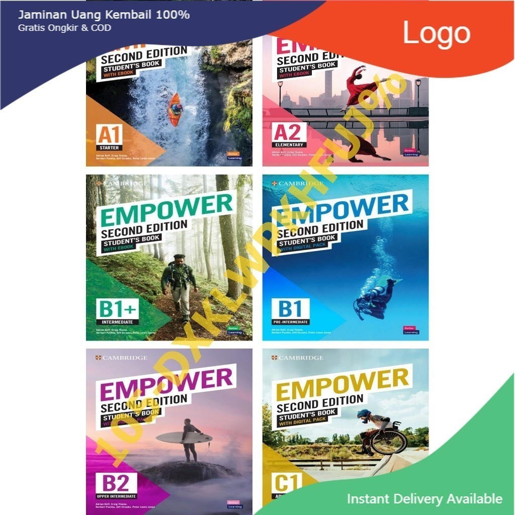 Jual Second Edition / Empower Student Book A1 Starter - A2 Elementary - B1+ Intermediate - B1 ...