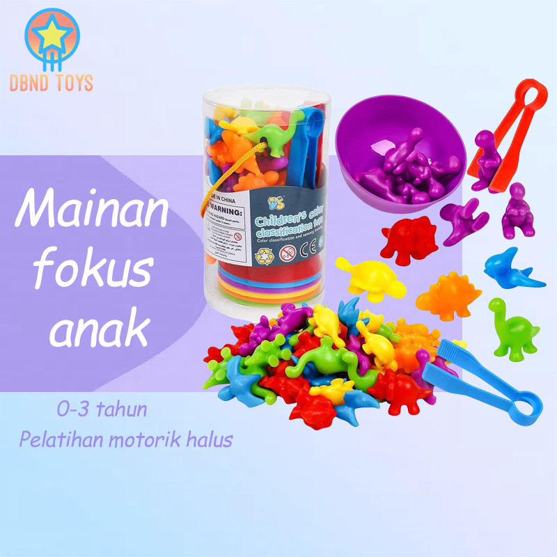 Jual Mainan Pendidikan Awal Montessori: Permainan Pencocokan Warna ...