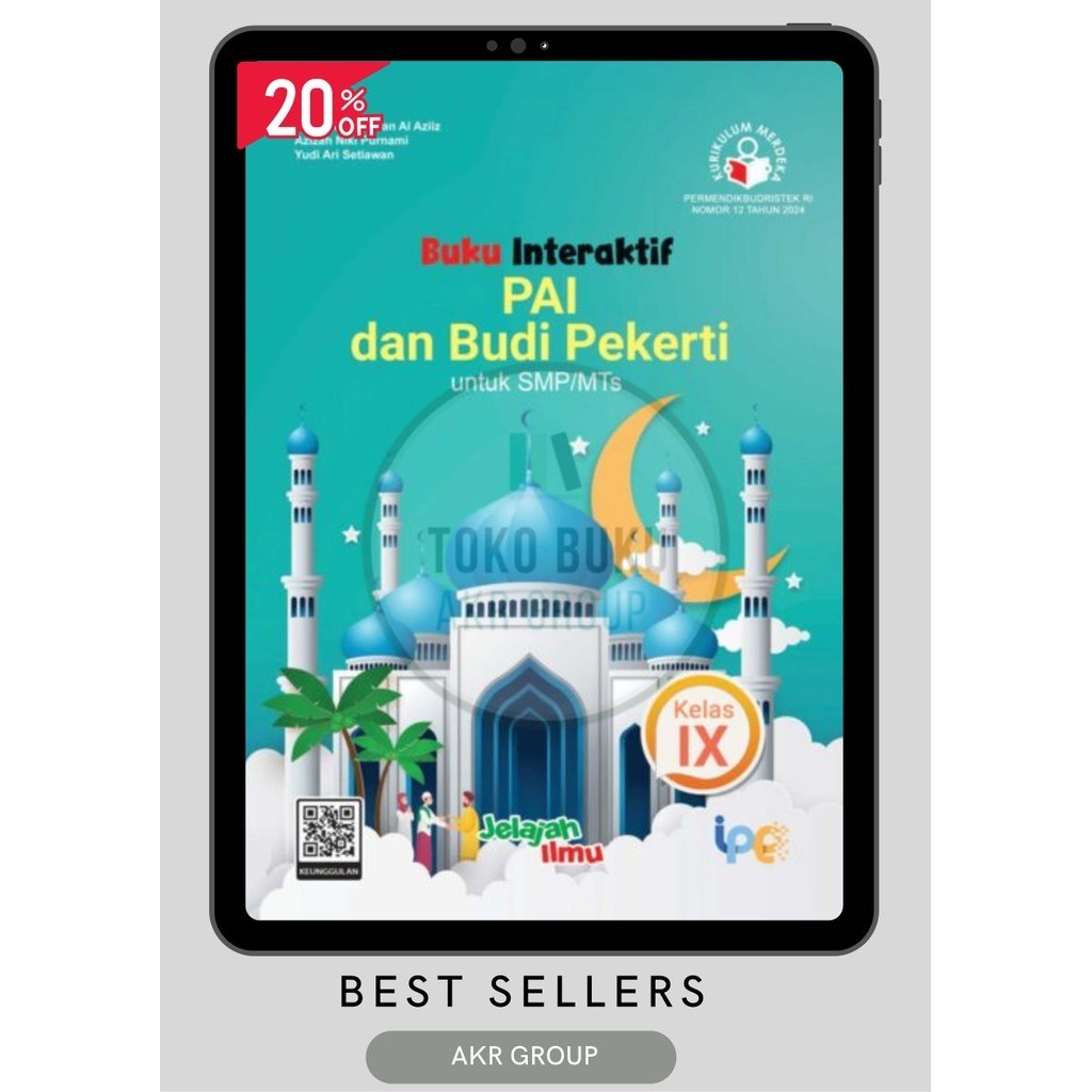 Jual Buku Paket Interaktif PAI Kelas 9/IX SMP/MTS Kurikulum Merdeka Intan pariwara Tahun 2024 ...