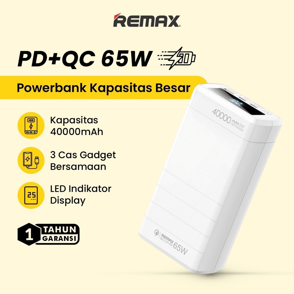 Jual PowerBank Fast Charging Remax Dinba Series Kapasitas Besar ...