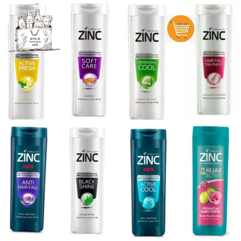 Jual ZINC SHAMPO KEMASAN BOTOL UKURAN 170 ML | Shopee Indonesia