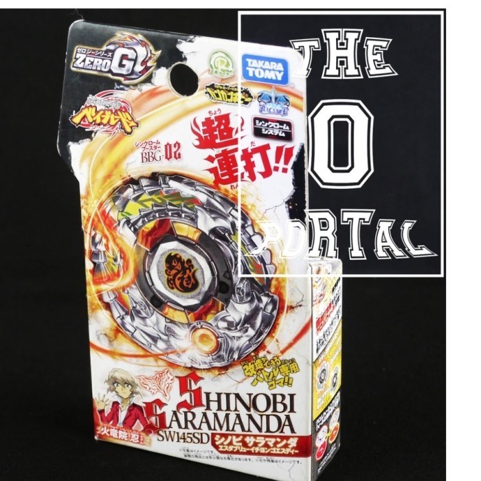 Jual BEYBLADE ZERO G ORIGINAL TAKARA TOMY ZERO G SHINOBI SARAMANDA ...
