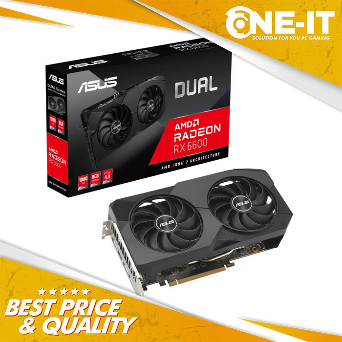 Jual VGA ASUS Dual Radeon RX 6600 V2 8GB GDDR6 8G | Shopee Indonesia