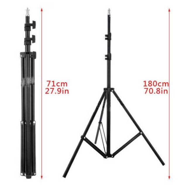 Jual Portable Light Stand Tripod 180cm for Studio Lightning - W803 ...