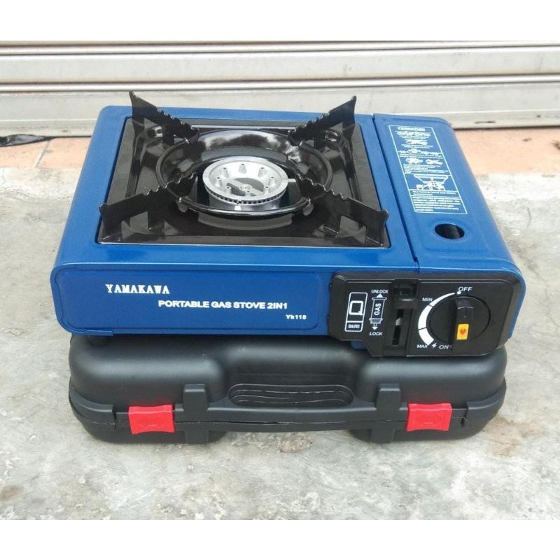Jual YAMAKAWA / MYVO KOMPOR PORTABLE 2 FUNGSI ( GAS LPG 3 KG, 12KG ...