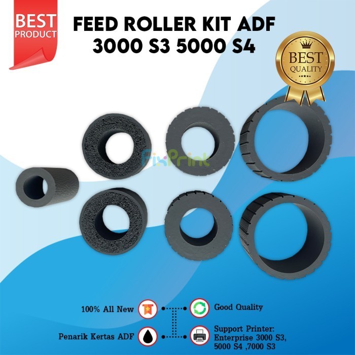 Jual ADF Roller Kit Scanner H Scanjet Enterprise 5000 s2 5000 s3 7000 ...
