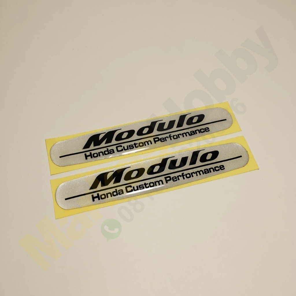 Jual Emblem Modulo Side Bodykit Resin Putih | Shopee Indonesia