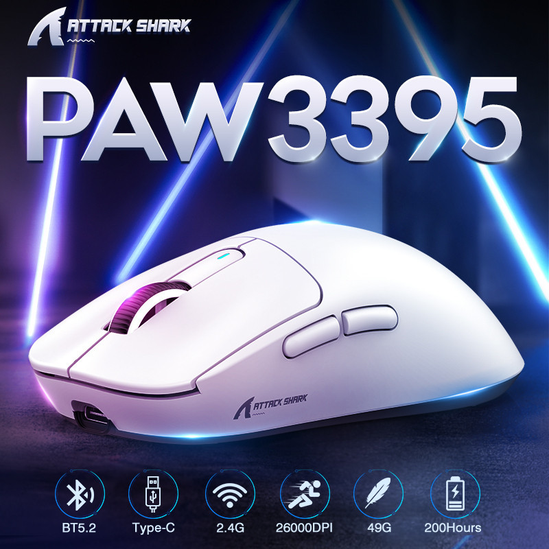 Jual Paw3395 Optical Sensor Lightweight Esports Mouse Low Latency High ...