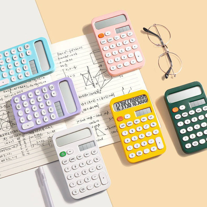 Jual KALKULATOR DAGANG AKUNTANSI 12 DIGIT DESAIN WARNA PASTEL DENGAN ...