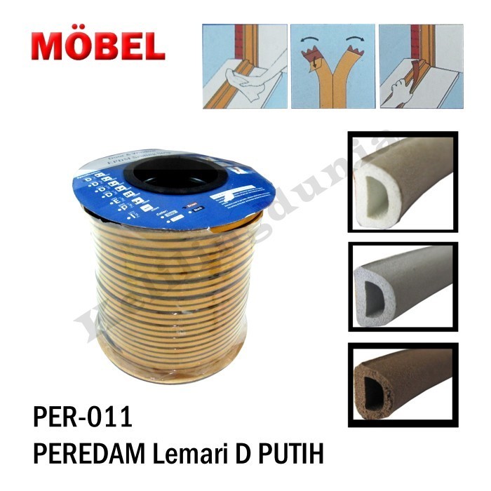 Jual Peredam Pintu Lemari D Mohair COKLAT PUTIH ABU PenutupCelah ...
