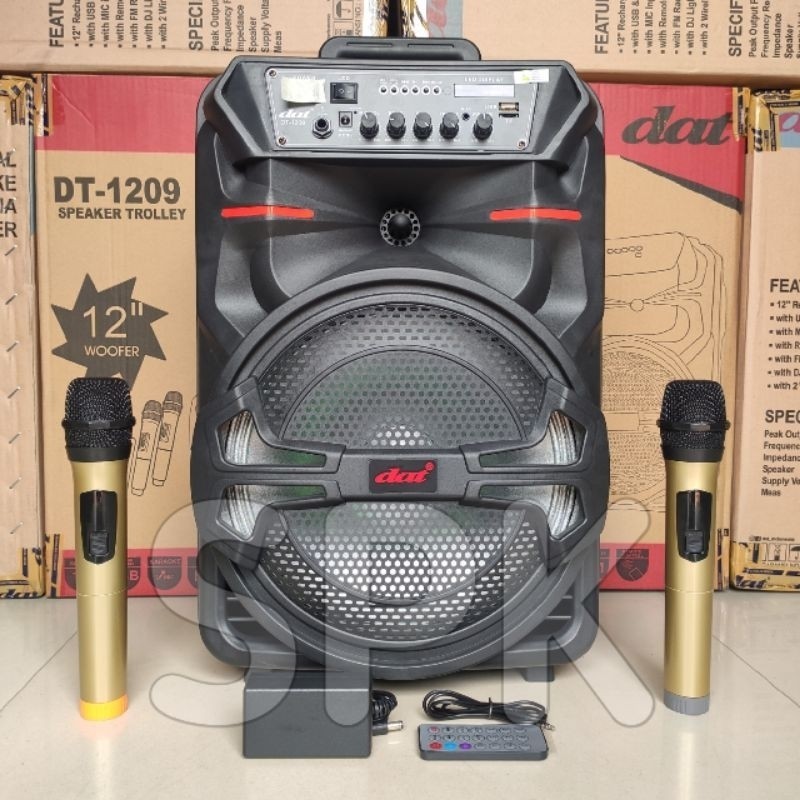 Jual Speaker DAT 12 inch DT 1209 Bluetooth Original | Shopee Indonesia