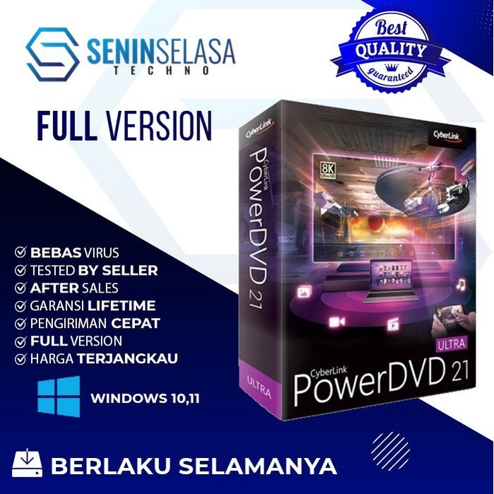Jual Software Pemutar DVD: CyberLink PowerDVD Ultra 23 [WIN] | Shopee Indonesia