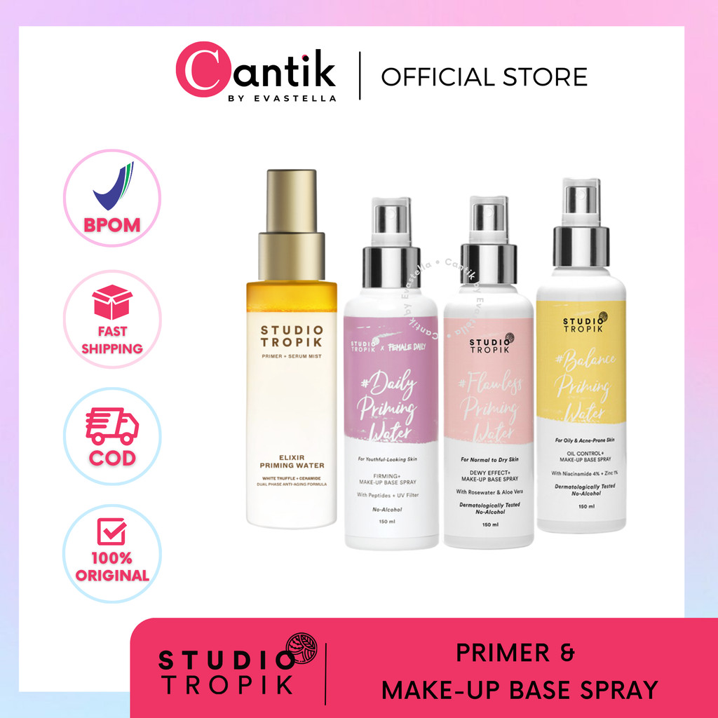 Jual CANTIK - STUDIO TROPIK Priming Water Daily | Balance | Flawless ...
