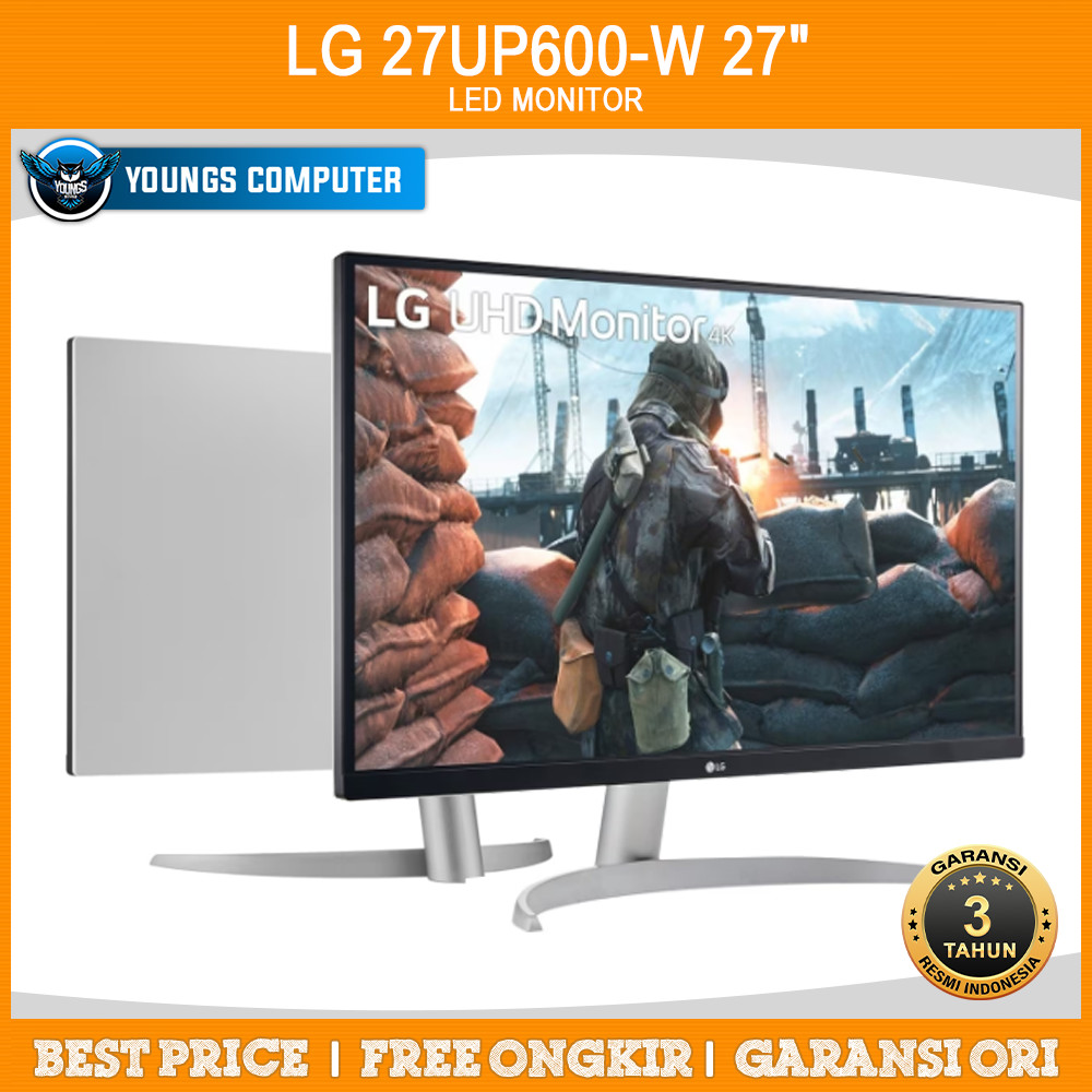 Jual LED LG 27UP600-W 27" 4K UHD IPS with VESA DisplayHDR 400 Monitor | Shopee Indonesia