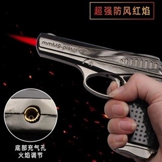 Jual Best Seller Korek Api Pistol Bareta M9 Bahan Besi - mancis pistol ...