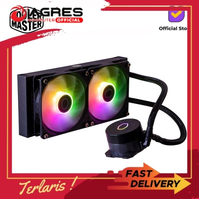 Jual COOLER MASTER MASTERLIQUID 240L CORE ARGB | ML240L CORE LIQUID ...