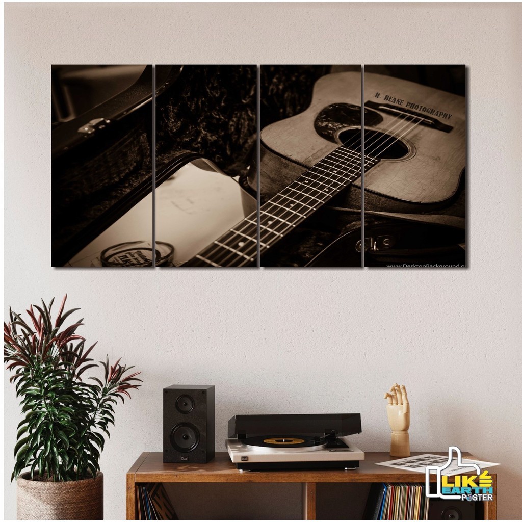 Jual Poster dinding live music 1 set custom wallpaper studio music hd ...